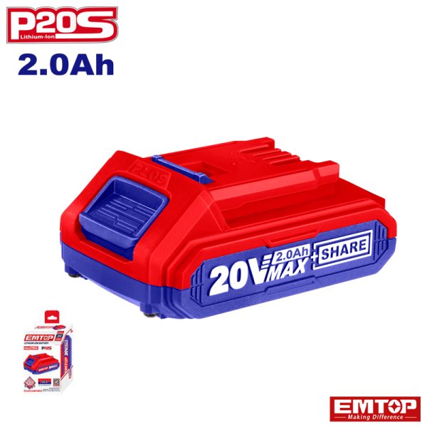 EmTop P20s Battery Pack 2.0 Ah – Tool.lk